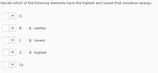 Solved Decide which of the following elements have the | Chegg.com