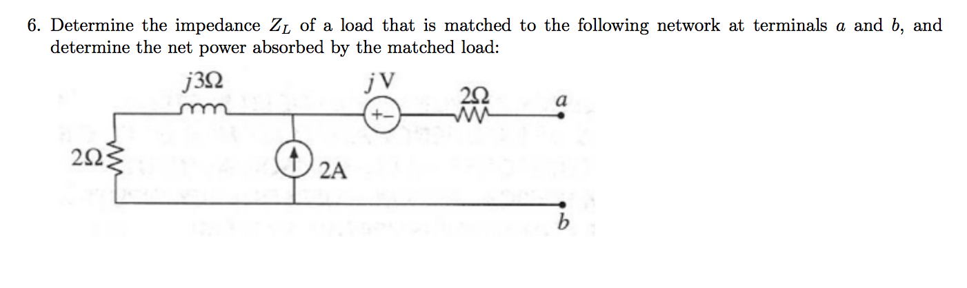 Solved Determine the impedance Z l of a load that is matched | Chegg.com