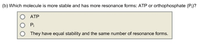 Solved Resonance structures for ATP are given below, where X | Chegg.com