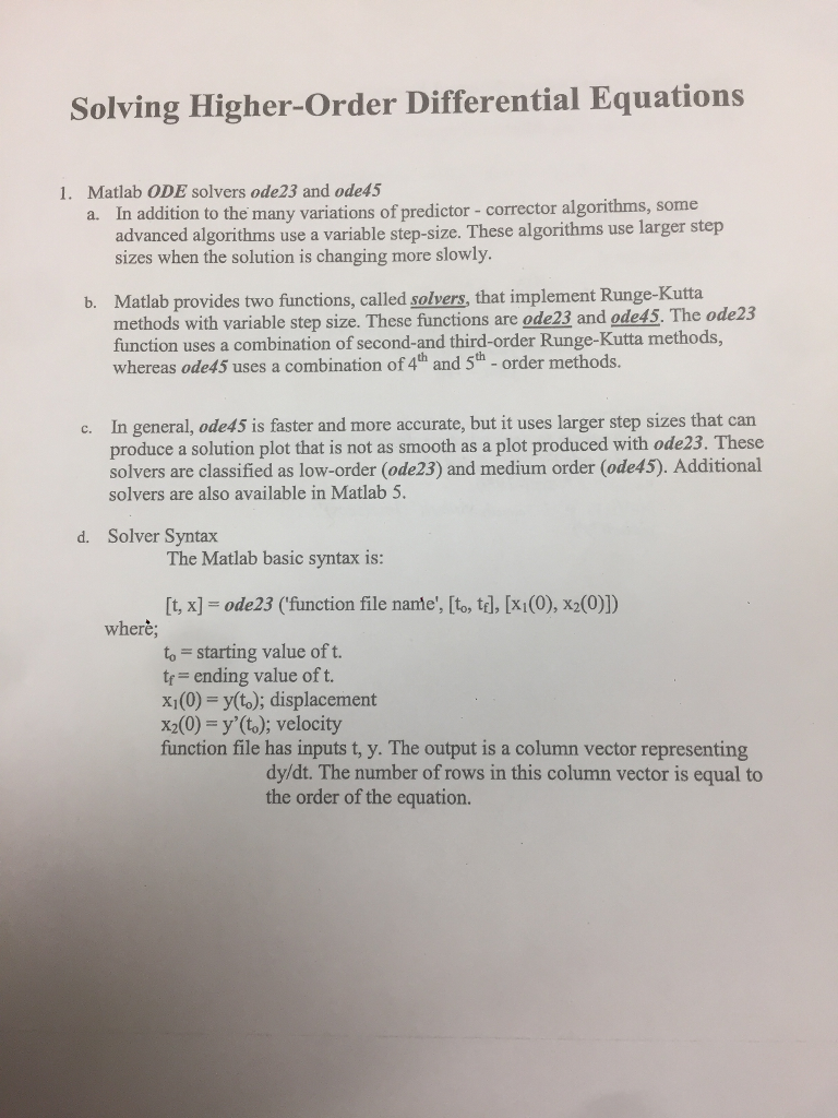 Solved Solve/plot the following equation in MATLAB, the | Chegg.com