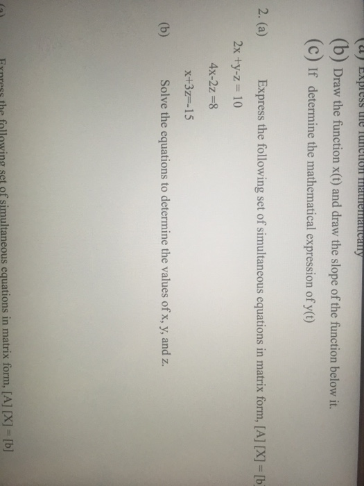 Solved Express the function mathematically Draw the | Chegg.com