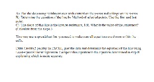 a)plot the data using rectilinear axes with current | Chegg.com