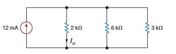 Solved How many kohms does the 12 mA source see? kohms | Chegg.com