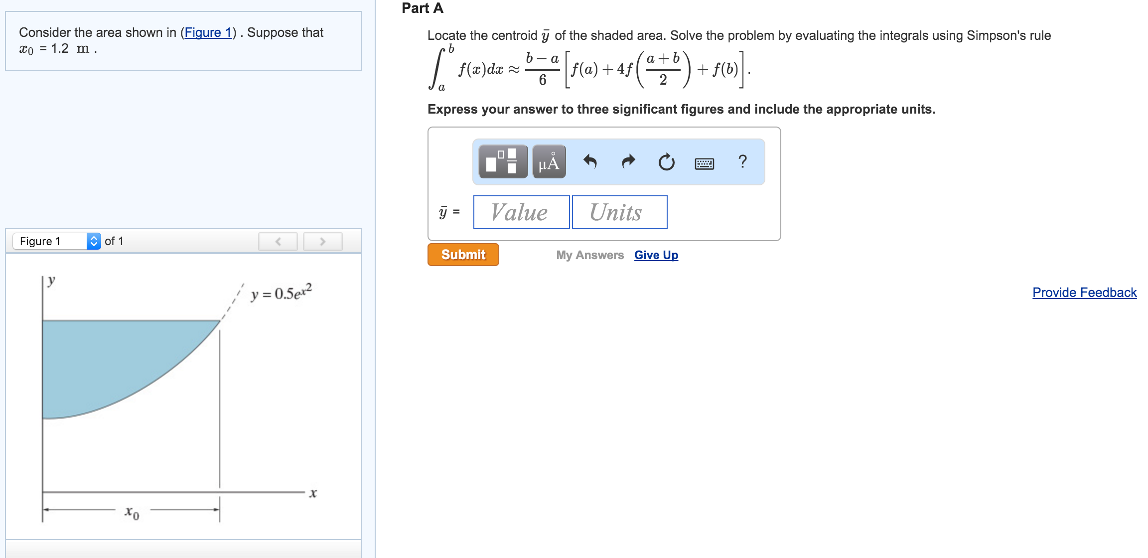 Solved Consider The Area Shown In Figure 1 Locate The