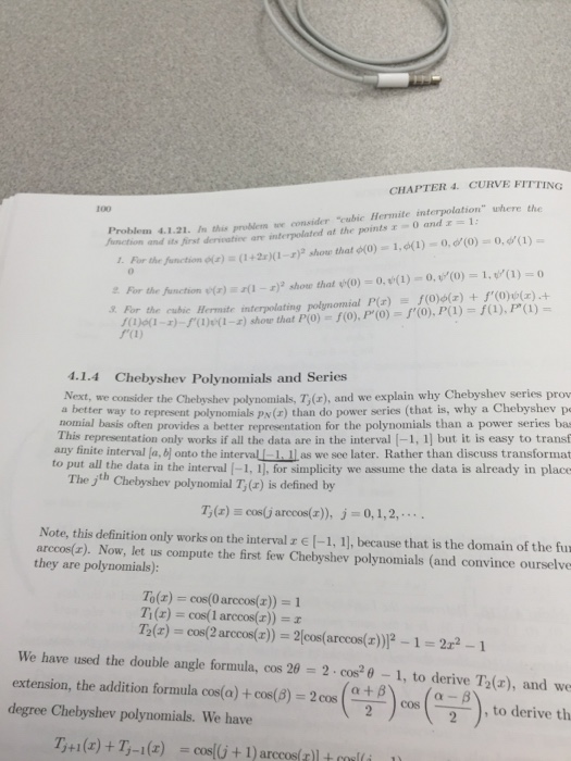 Solved In this problem we consider cubic Hermite | Chegg.com