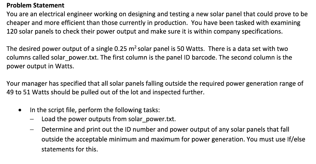 Solved You are an electrical engineer working on designing | Chegg.com