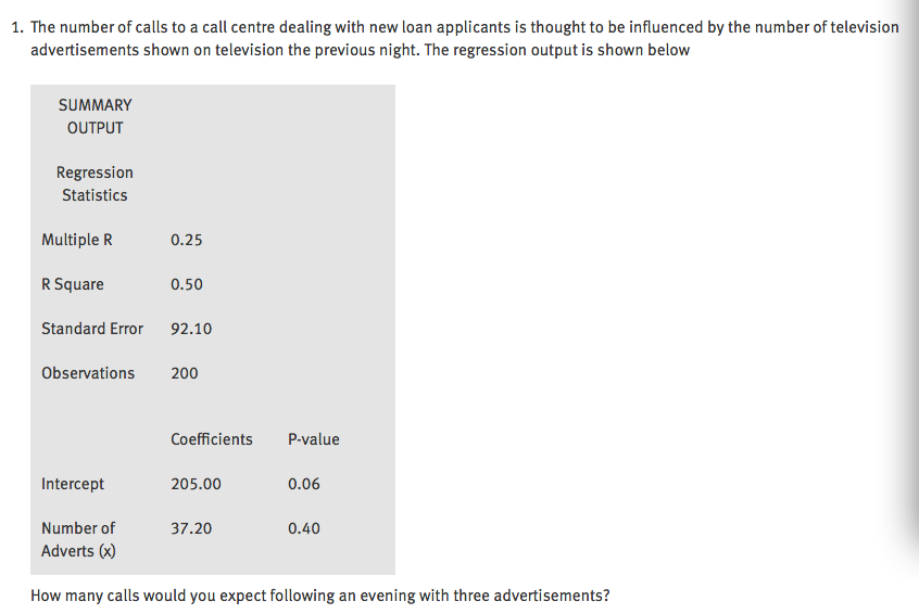 Solved 1. The number of calls to a call centre dealing with | Chegg.com