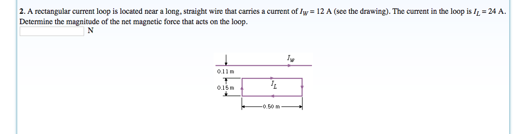 Solved A rectangular current loop is located near a long, | Chegg.com