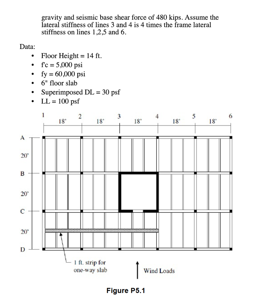 Solved Problem P5.1: For the 10 story RC office building in | Chegg.com