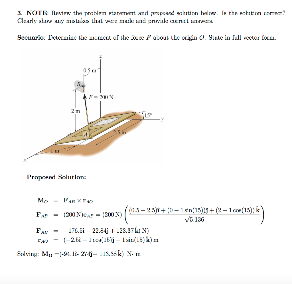 Solved Review the problem statement and proposed solution | Chegg.com