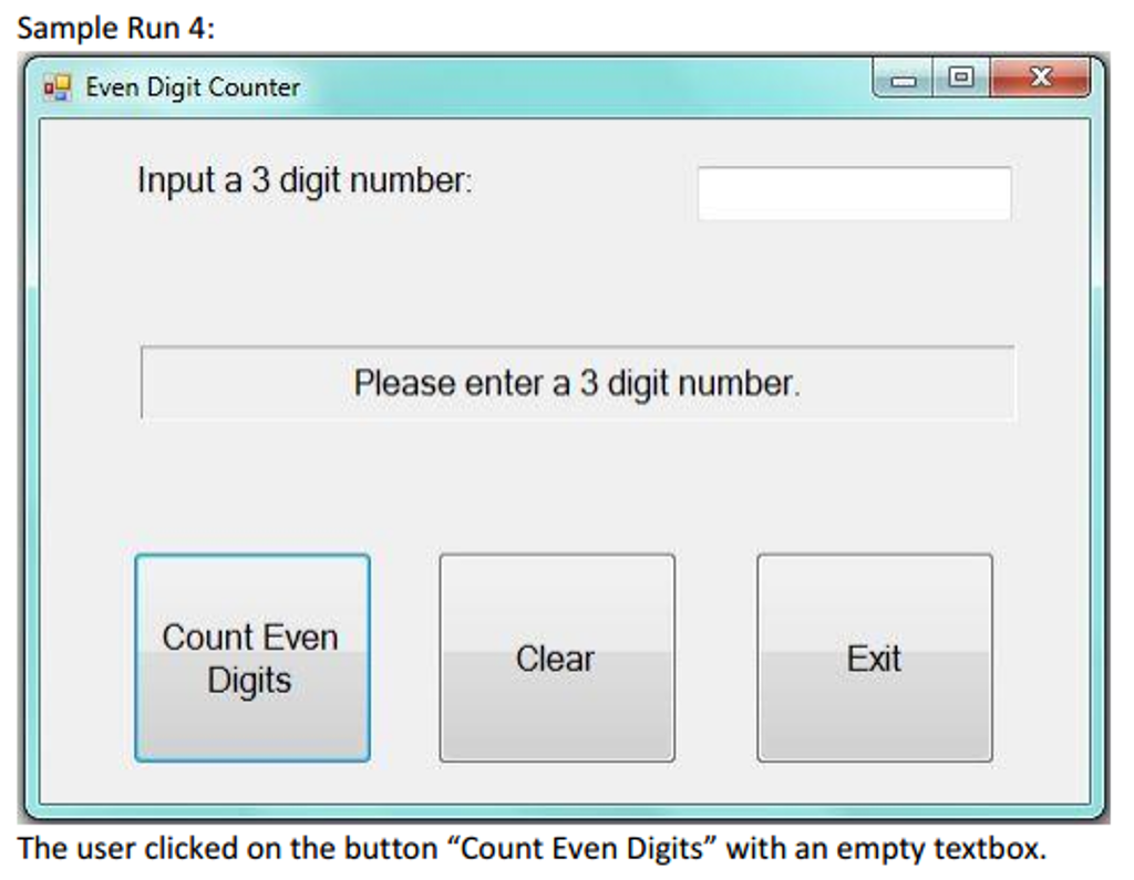 Solved How the program will operate: When the user types in | Chegg.com