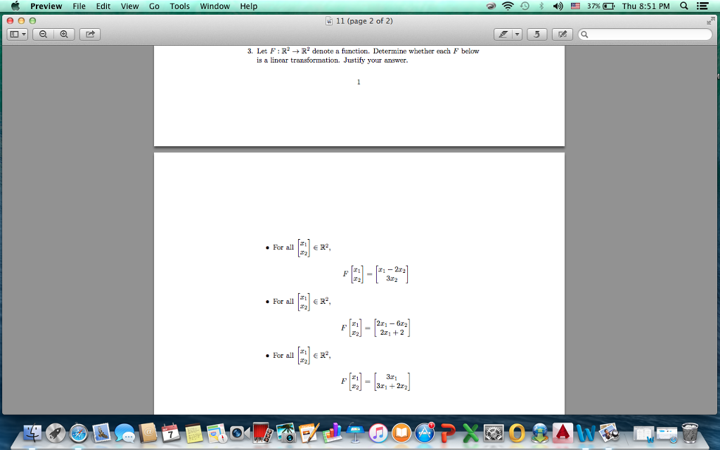 Solved Let F: R^2 rightarrow R^2 denote a function. | Chegg.com