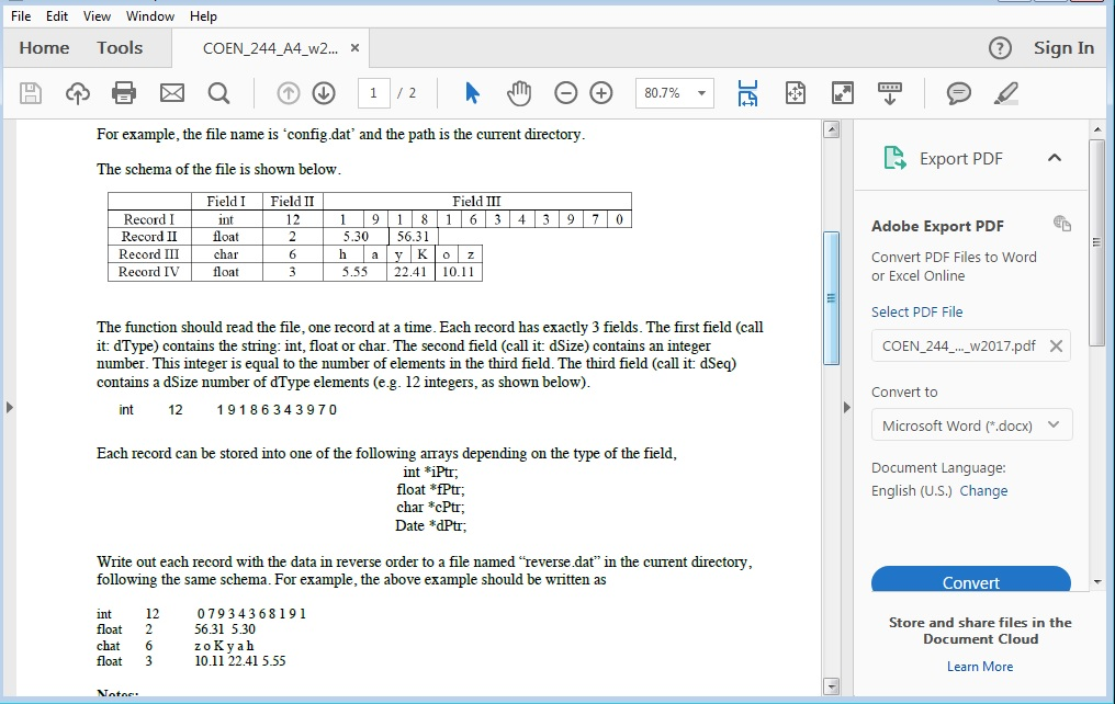 Solved COEN 244 (Winter 2017) Assignment 4: lo Deadline: | Chegg.com