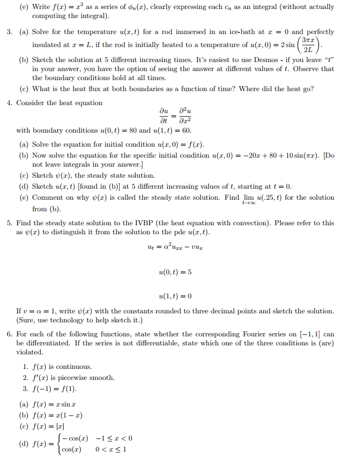 Solved 1 A Sturm Liouville Problem Consists Of The