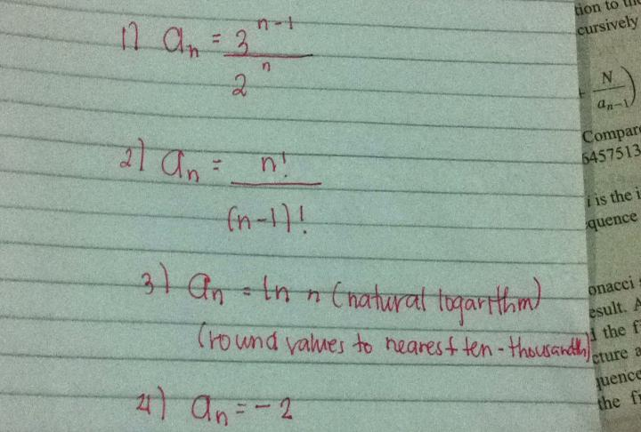 Solved FIND THE FIRST THREE TERMS AND THE EIGHTH TERM OF THE | Chegg.com