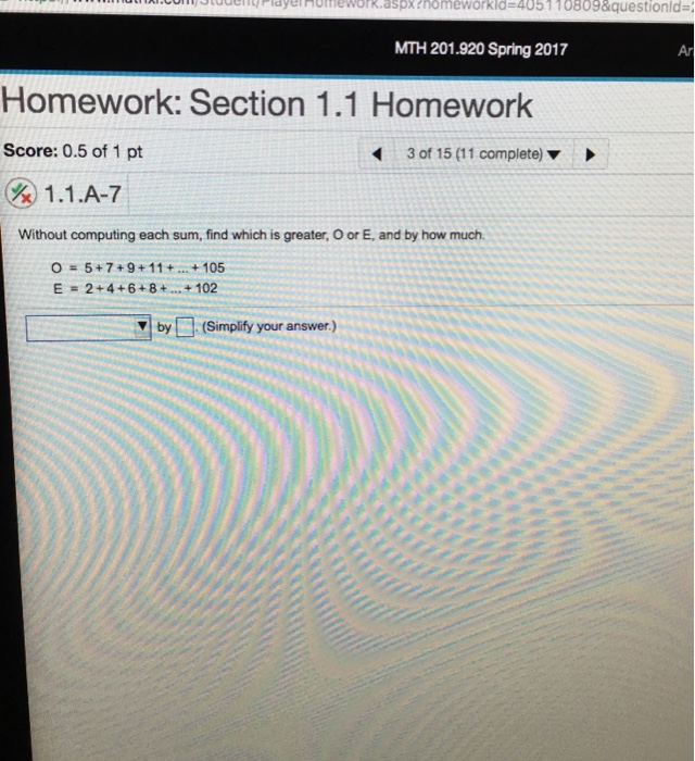 Solved Without computing each sum. find which is greater, O | Chegg.com