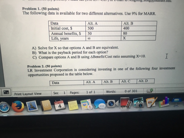 Solved The following data is available for two different | Chegg.com