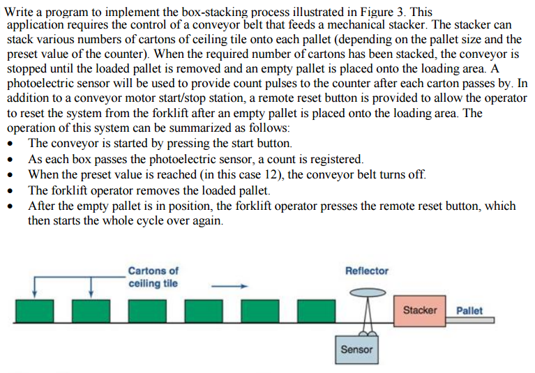 Solved Write A Program To Implement The Box Stacking Process 7365