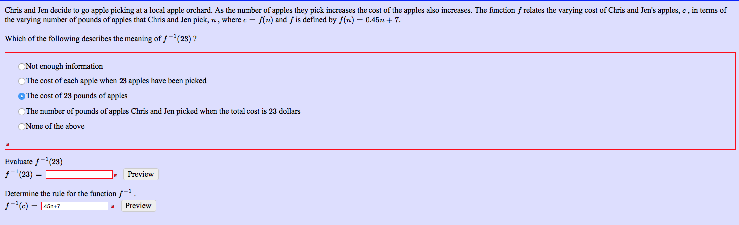 Solved Chris and Jen decide to go apple picking at a local | Chegg.com