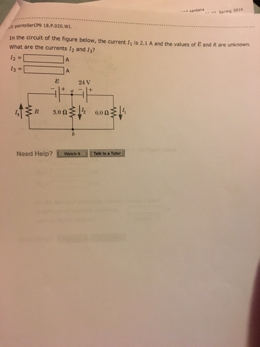 Solved In the circuit of the figure below, the current I1 is | Chegg.com