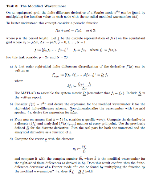 On an equispaced grid, the finite-difference | Chegg.com