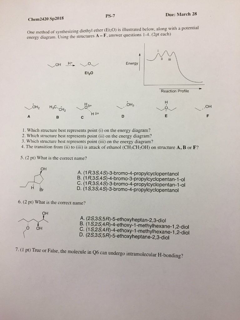 Chemistry Archive | March 22, 2018 | Chegg.com
