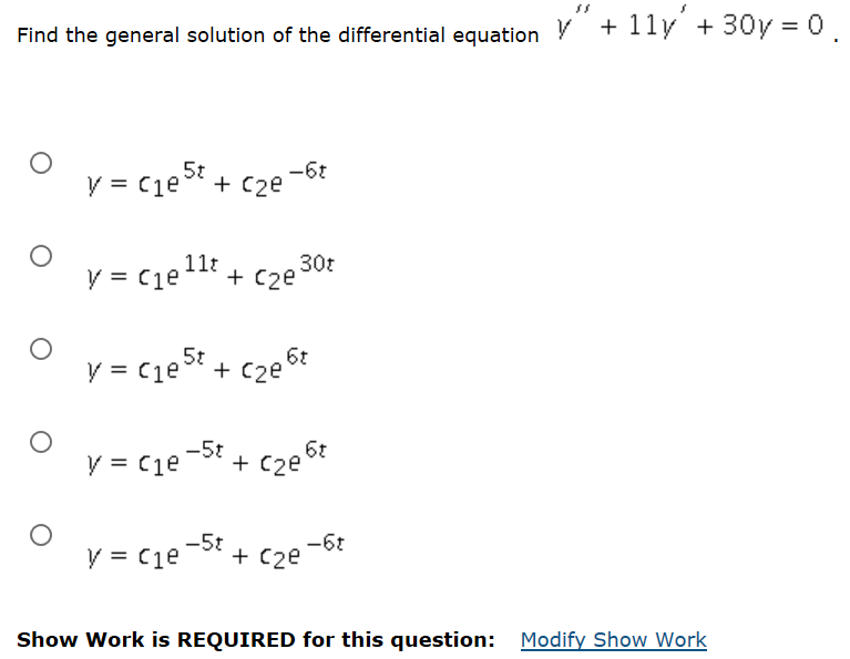 Solved Find the general solution of the differential | Chegg.com