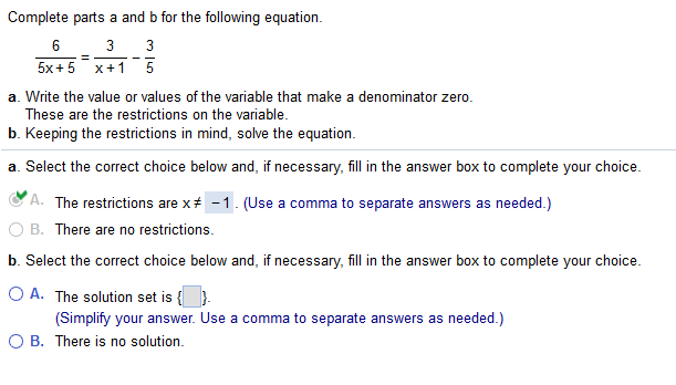Solved 3 X1 5x 5 5 A Write The Value Or Values Of The 