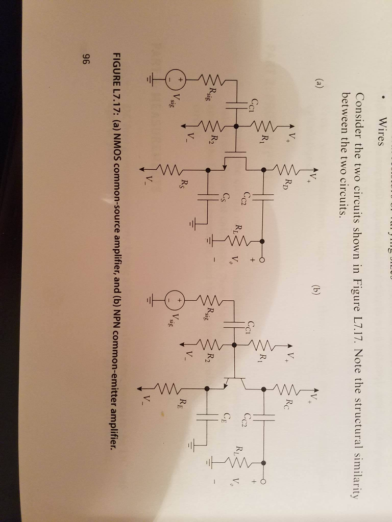 Solved LAB 7.17 NMOS Vs. NPN COMMON SOURCE/COMMON-EMITTER | Chegg.com