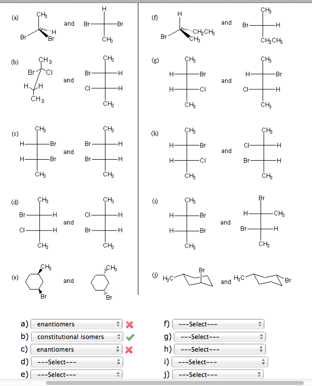 Constitutional Isomers Fischer Projection