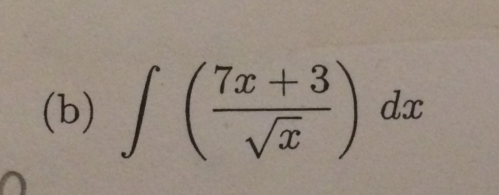 Solved Find the following indefinite integrals (show steps): | Chegg.com