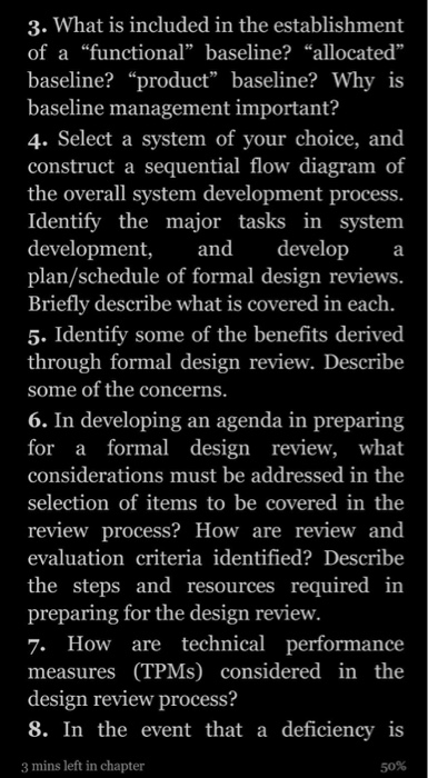 Solved 3. What is included in the establishment of a | Chegg.com