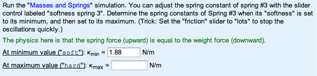 Solved the link for masses and springs is given | Chegg.com