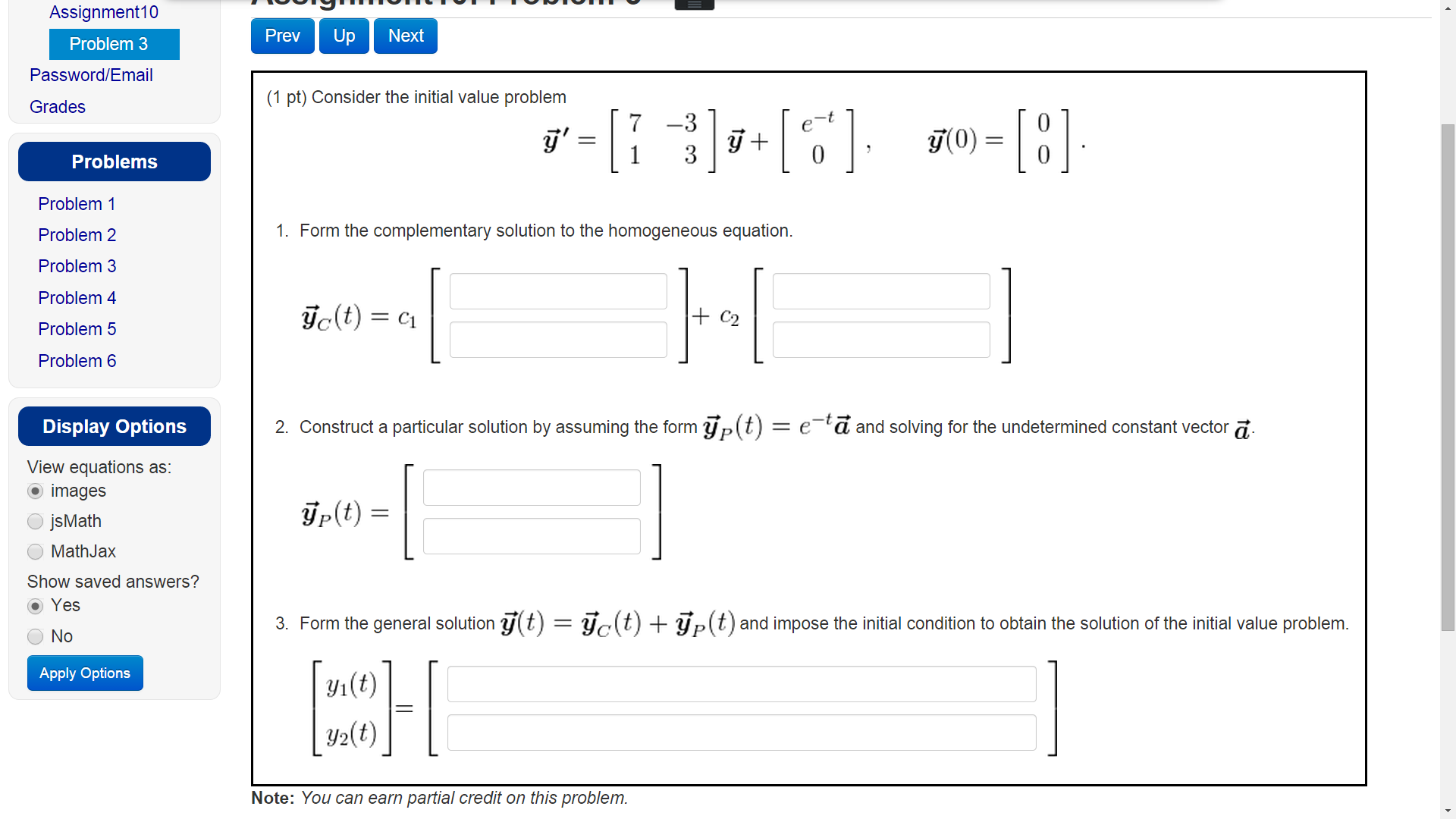 Solved Consider the initial value problem y'= y(0)= 1. Form | Chegg.com