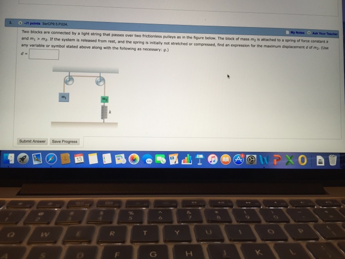Solved Two blocks are connected by a light string that | Chegg.com