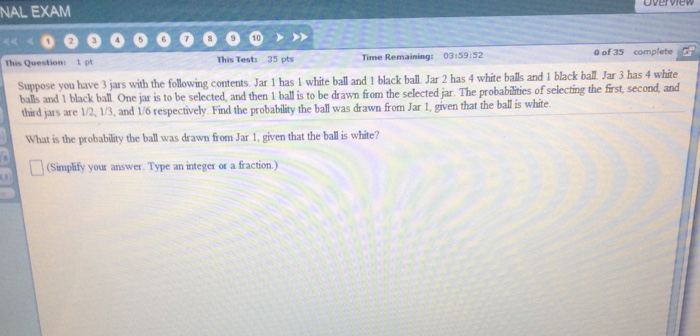 Solved Suppose you have 3 jars with the following contents | Chegg.com