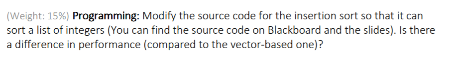 Solved (Weight: 1596) Programming: Modify the source code | Chegg.com Solved (Weight: 1596) Programming: Modify the source code | Chegg.com