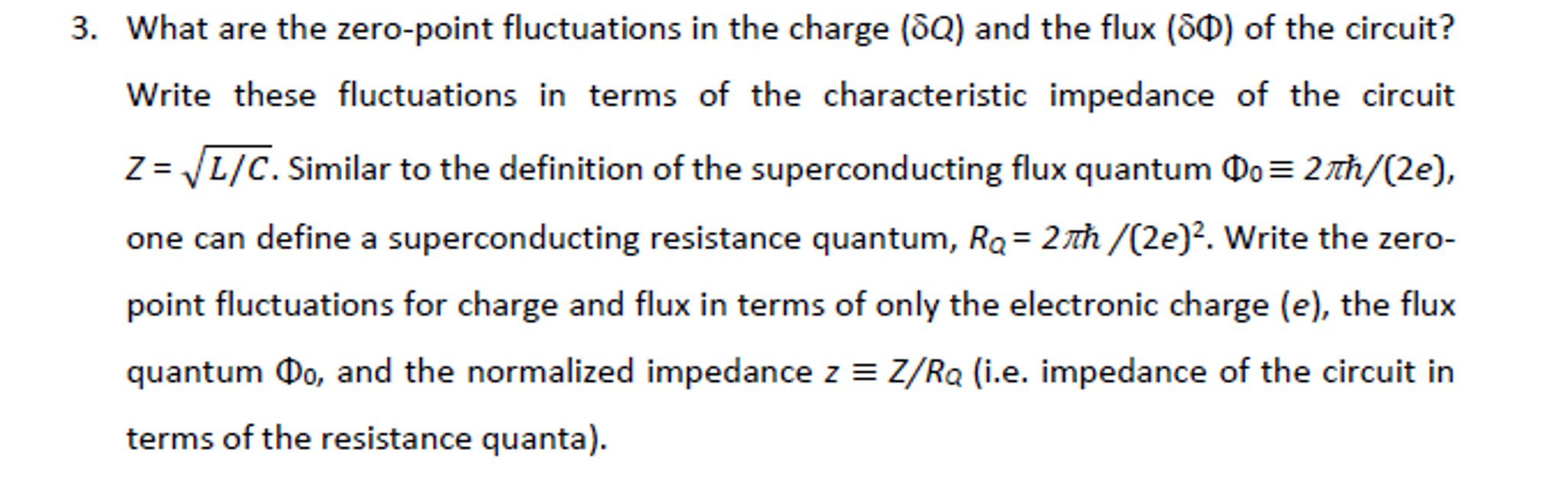Solved What are the zero-point fluctuations in the charge | Chegg.com