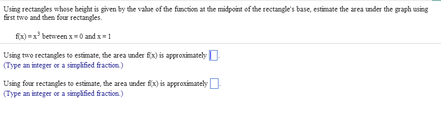 Solved Using rectangles whose height is given by the value | Chegg.com