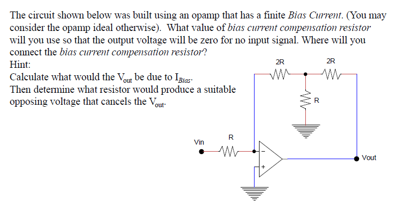 Solved Where would you connect and What value would it be | Chegg.com