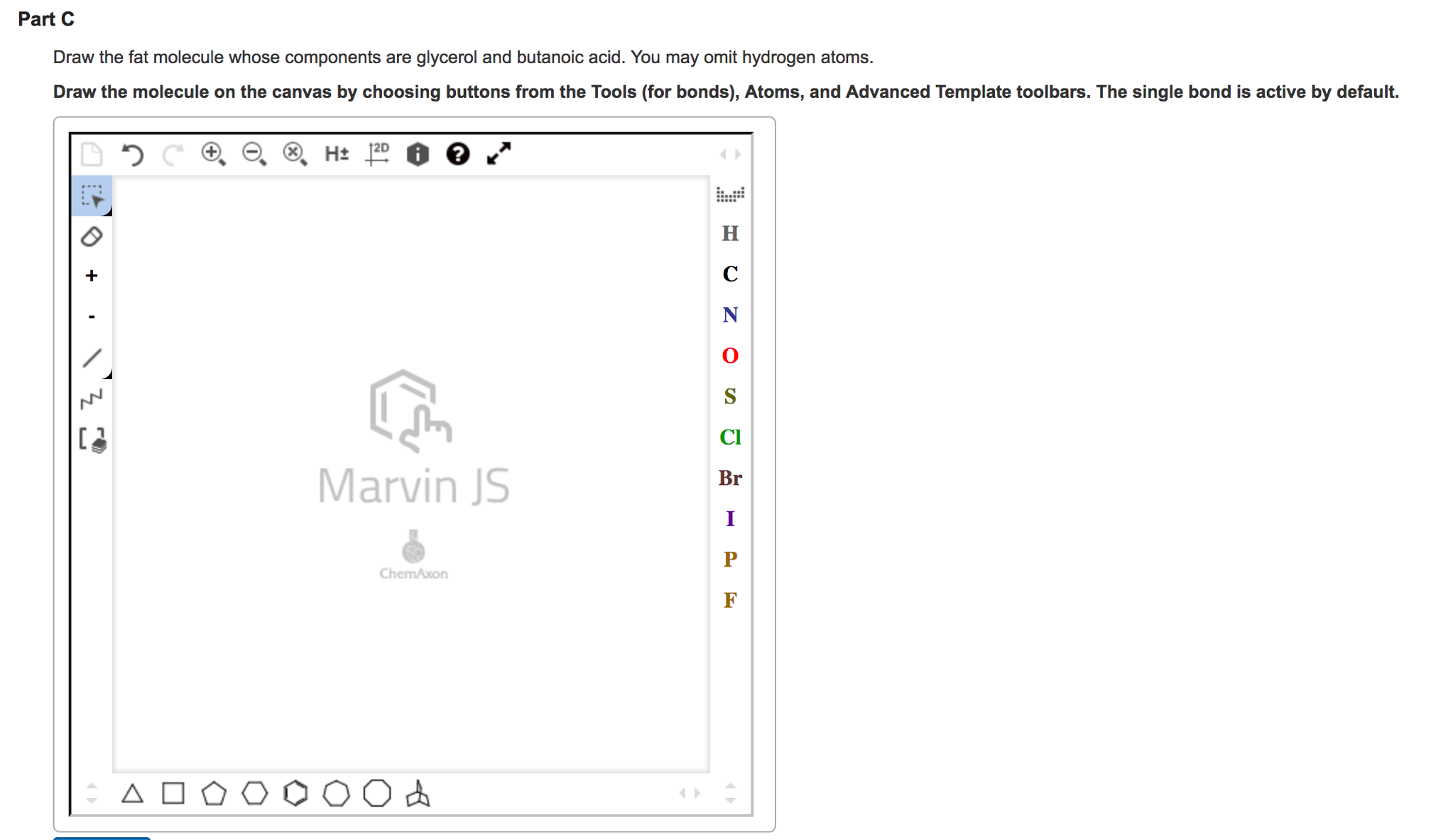 Solved Draw the fat molecule whose components are glycerol | Chegg.com