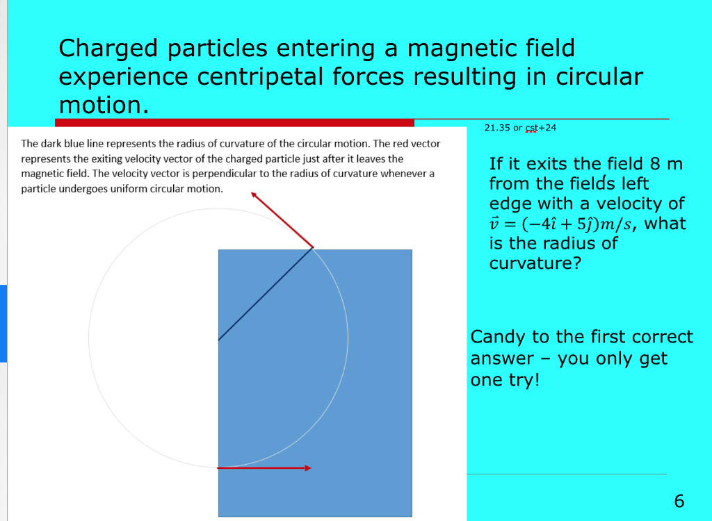 Solved Charged particles entering a magnetic field | Chegg.com