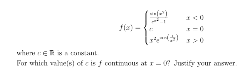 Solved How do I find the values for c when there are 3 | Chegg.com