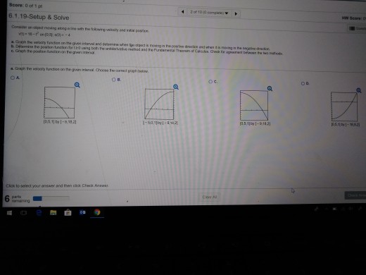 Solved Consider An Object Moving Along A Line With The