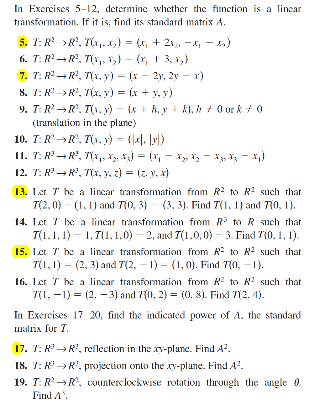 Solved Determine whether the function is a linear | Chegg.com