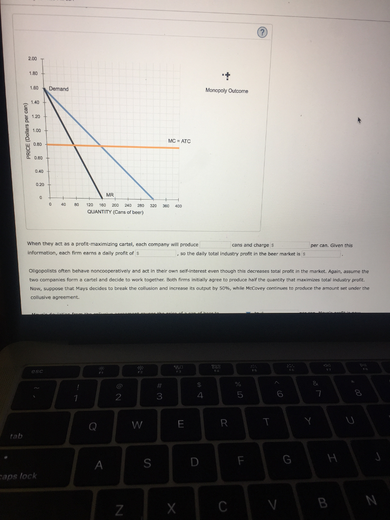 Solved 2. Deviating from the collusive outcome ing companies | Chegg.com