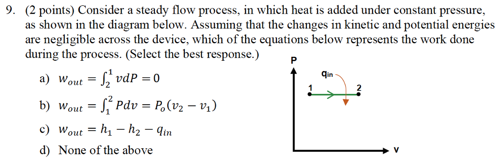 Solved Consider a steady flow process, in which heat is | Chegg.com