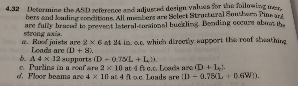Solved Determine the ASD reference and adjusted design | Chegg.com