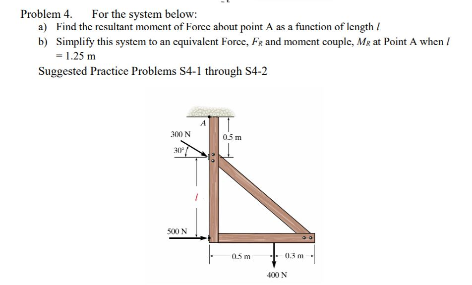 Solved For the system below: Problem 4. a) Find the | Chegg.com
