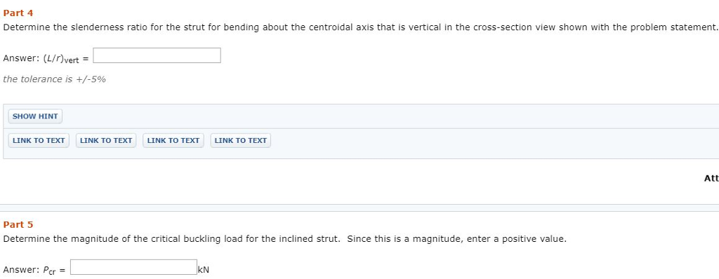 Solved A rigid beam is supported by a pinned connection at B | Chegg.com